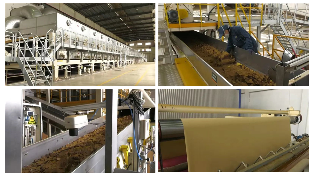 Tobacco Sheet/Reconstituted Tobacco - Machine and Solution for Pulp ...